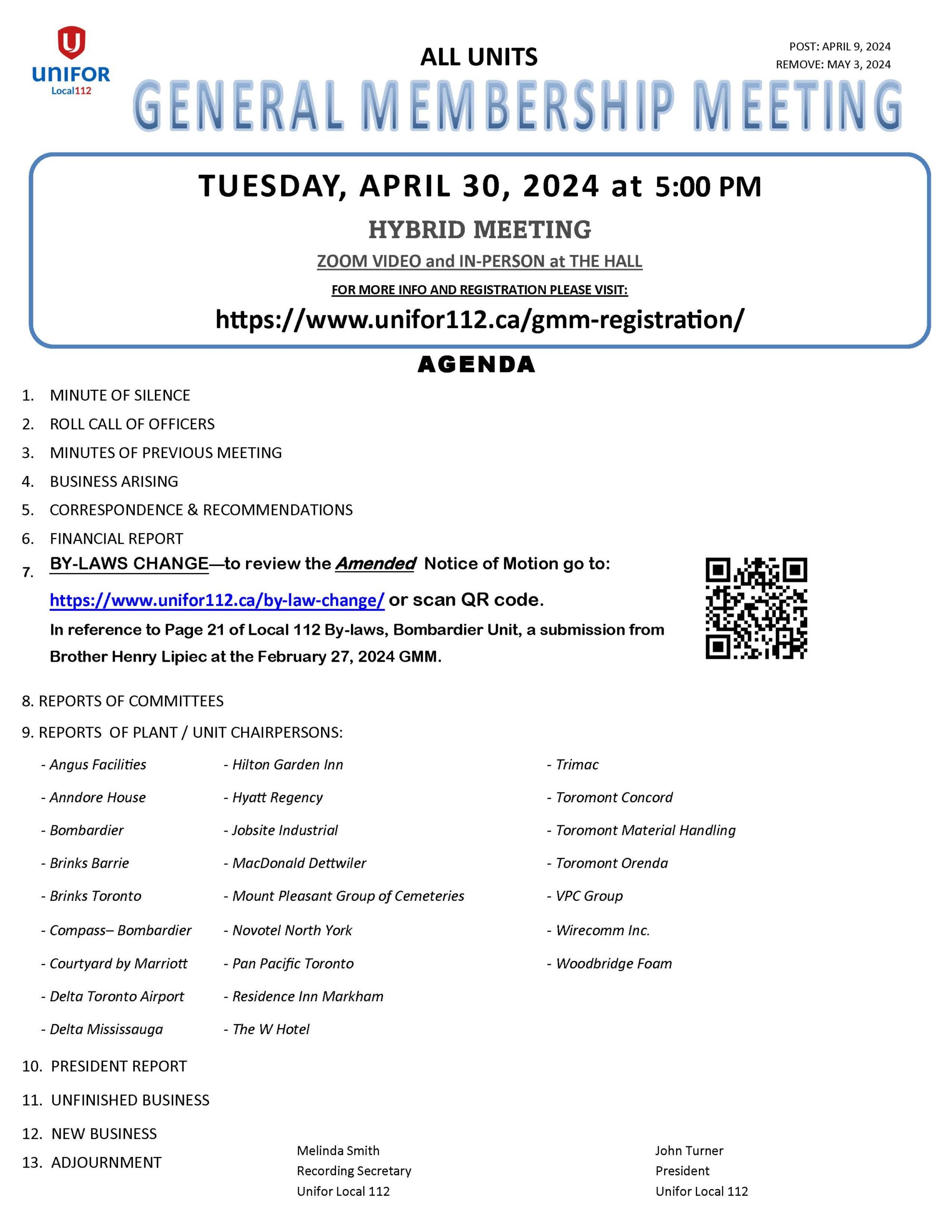 UNIFOR Local 112 - Strength in Diversity